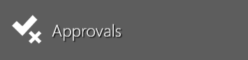 Approvals