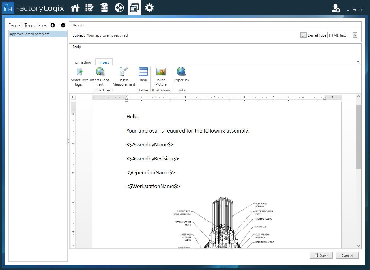 Create an email template